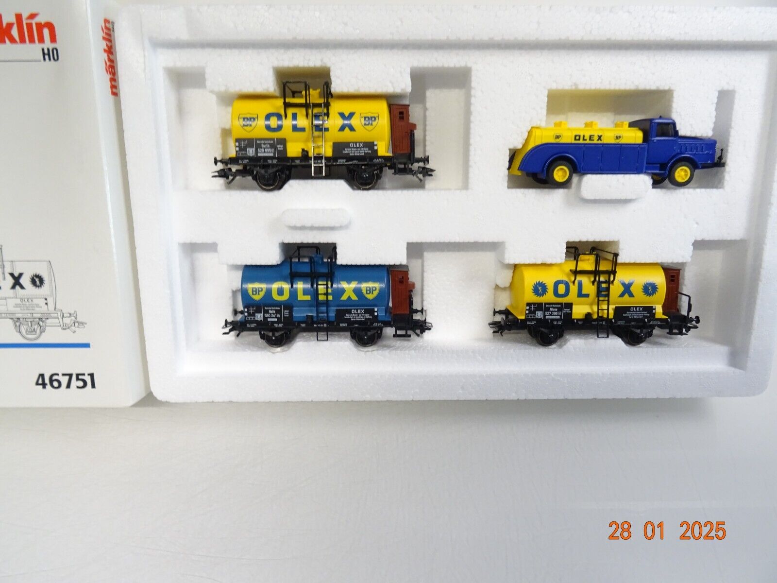 Märklin H0 46751 Kesselwagen-Set Olex der DR in OVP PR5534 – Modellbahnparadies-Meiger