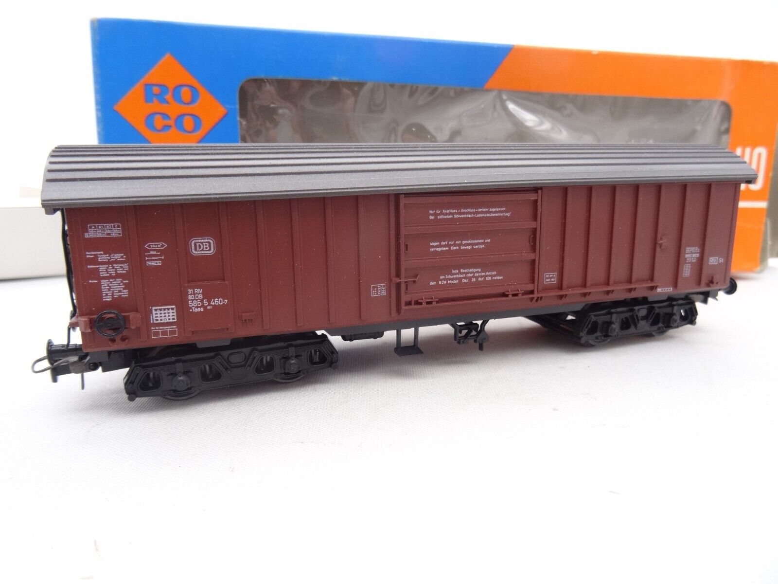 Roco H0 4358 Schwenkdachwagen der DB in OVP QR8255 – Modellbahnparadies-Meiger