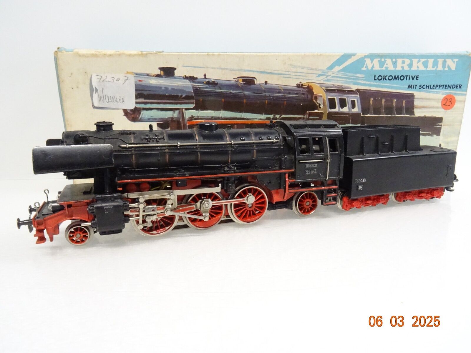 Märklin H0 3005 Dampflok BR 23 014 der DB in OVP LE9215 – Modellbahnparadies-Meiger